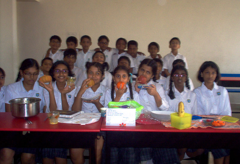 Learning to eat healthy from school